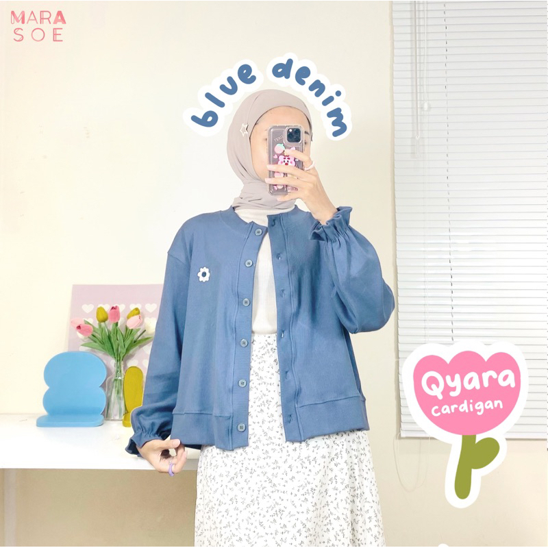 Jual [Marasoe] QYARA CARDIGAN Cardigan Outer Cardigan Korea Cardi Knit Korean Look RIB Knit ...