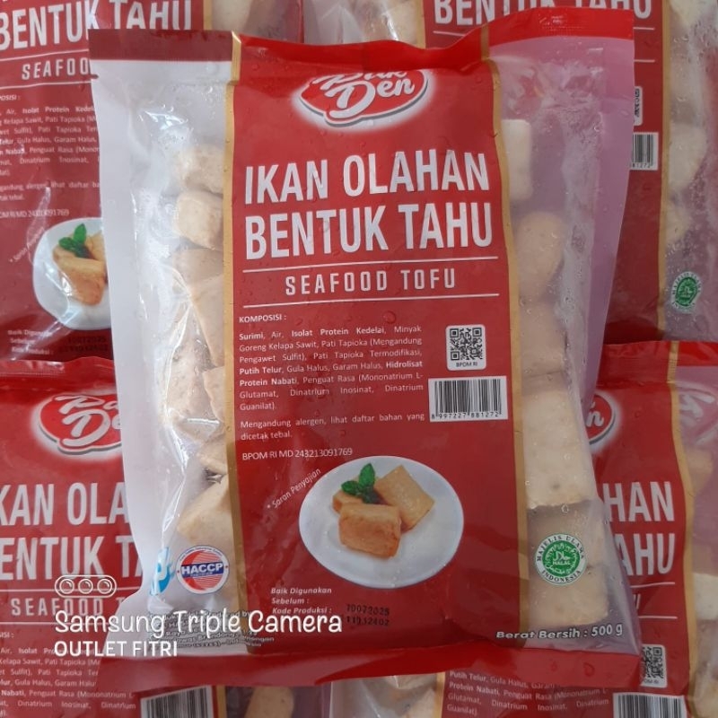 Jual [500gr] PAK DEN Ikan Olahan Bentuk Tahu - Seafood Tofu | Shopee ...