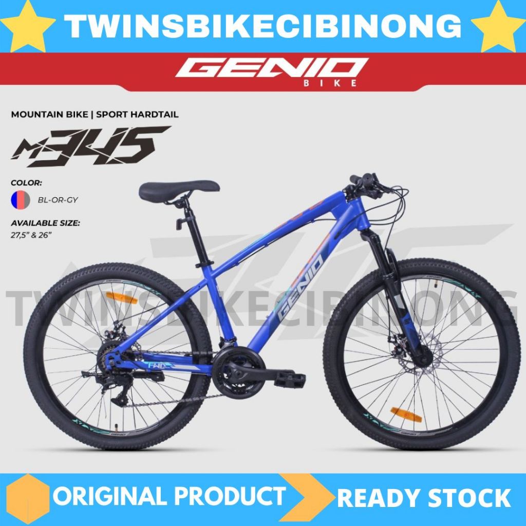 Jual SEPEDA GUNUNG MTB 27,5 GENIO M 345 | Shopee Indonesia