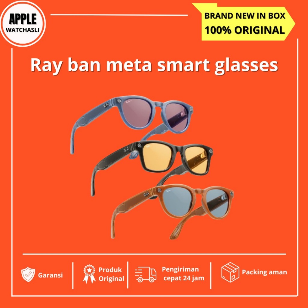 Jual Kacamata Pintar Ray-Ban Meta Smart Glasses RayBan Wayfarer 2023 ...