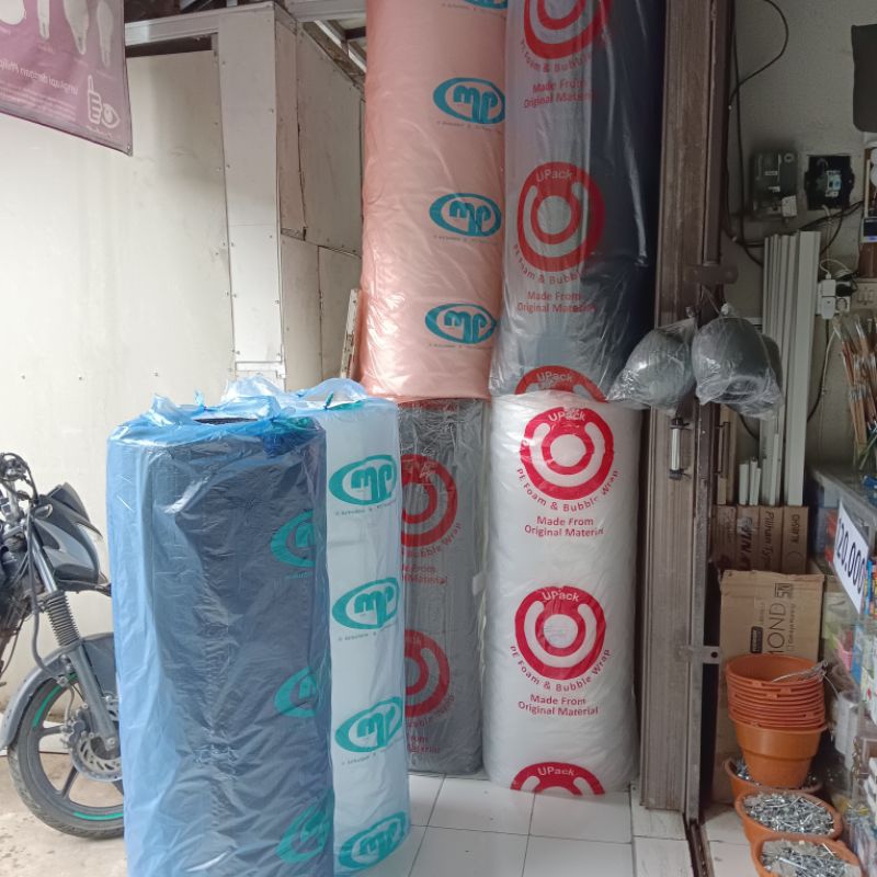Jual buble warp packing MP UPACK HITAM BENING 1 roll 50m x 1,25m ...