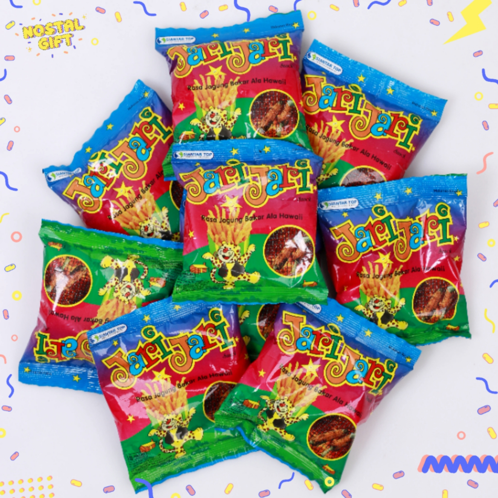 Jual NOSTALGIFT | Snack Chiki Jari Jari Jadul Jagung Bakar ala hawaii ...