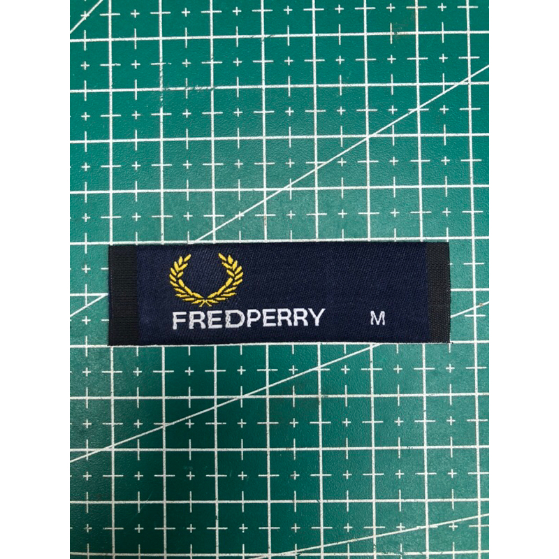 Jual FRED PERRY LABEL WOVEN RAJUT BORDIR COTTON SUPER PREMIUM CO 1X ...