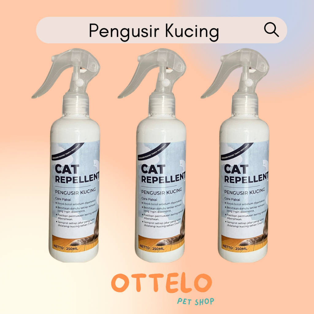 Jual Pengusir Kucing Ampuh 250 ml 100% Bahan Alami Tidak Mengandung ...