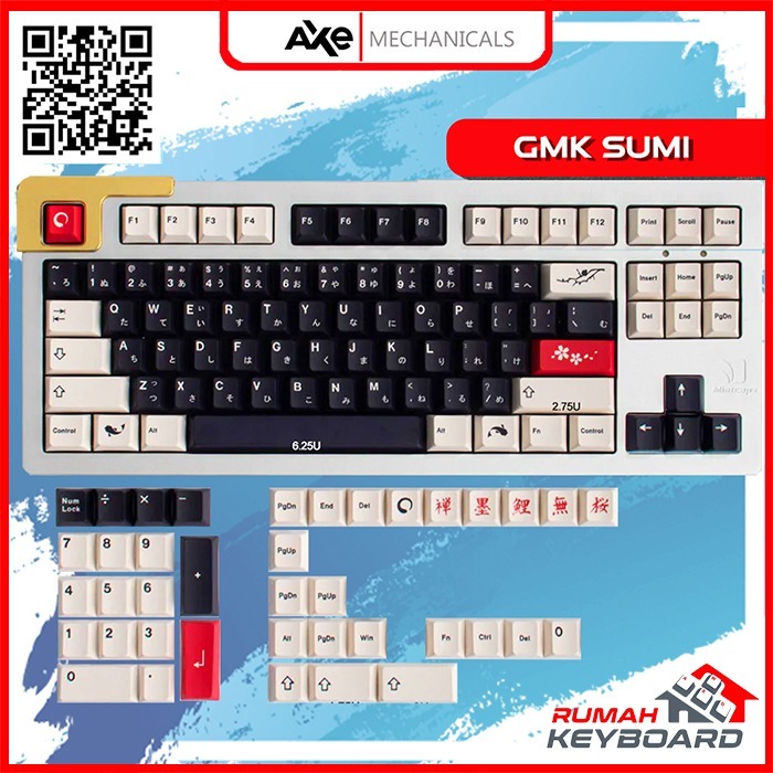 Jual KEYCAP - KEYCAPS - CHERRY - GMK SUMI - PBT - DYE SUB | Shopee ...
