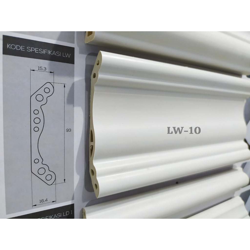 Jual List Wallmoulding Gypsum Lis Dinding Wall Moulding Panel 4mtr LW ...