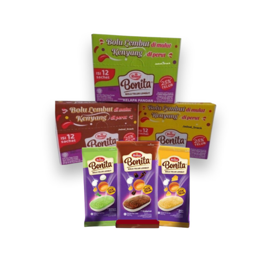 Jual Roma Bonita Bolu All Rasa [12pcs/Box] | Shopee Indonesia