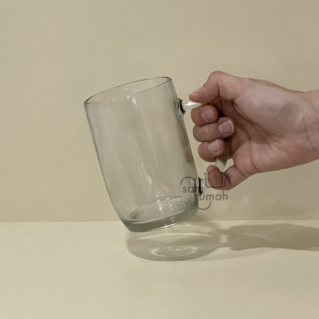 Jual 6PCS GELAS BM 1401 POLOS/CANGKIR POLOS KACA/GELAS KOPI TEH/MUG ...