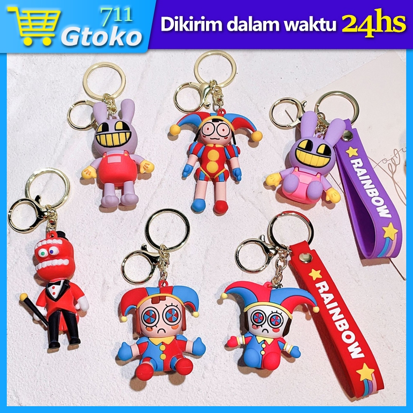 Jual Gantungan Kunci The Amazing Digital Circus Pomni Jax TADC Keychain ...
