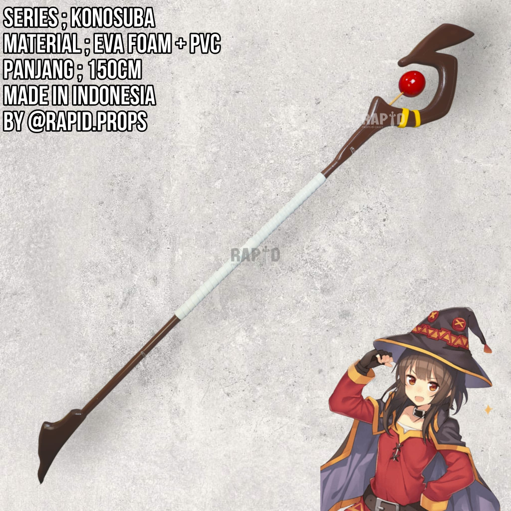 Jual Megumin Staff From Konosuba Cosplay Prop | Shopee Indonesia