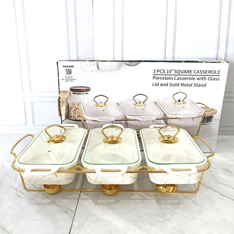 Jual Tempat lauk keramik cabang 3 NAKAMI | Shopee Indonesia