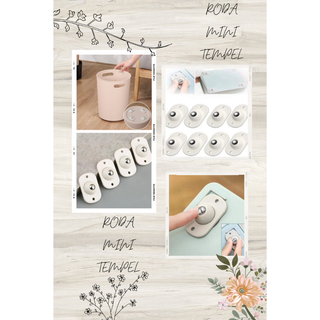 Jual Roda Storage Box Organizer Kecil Tempel Mini Serbaguna 360 derajat ...