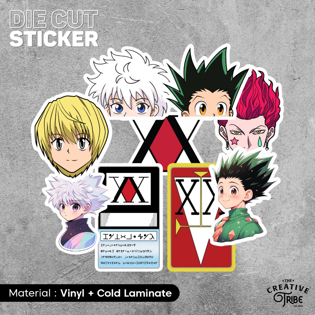 Jual Hunter x Hunter - Sticker Vinyl Die Cut - Stiker Laptop Motor ...