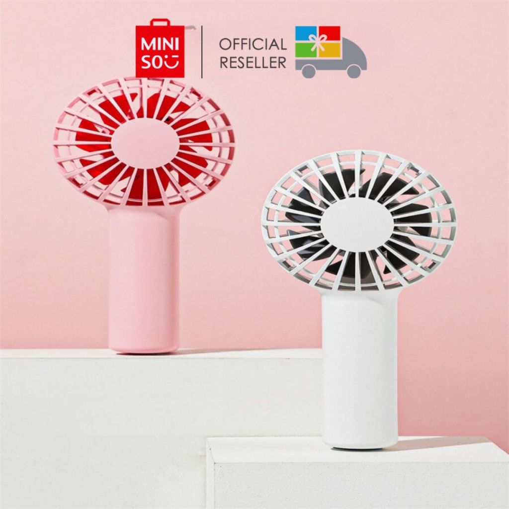 Jual MINISO Kipas Mini 1200mAh Mini Fan Pengisian USB 3 Kecepatan Angin ...