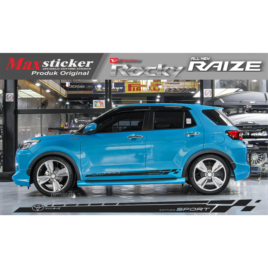 Jual STICKER DAIHATSU ROCKY TOYOTA RAIZE STICKER SAMPING ROCKY RAIZE ...