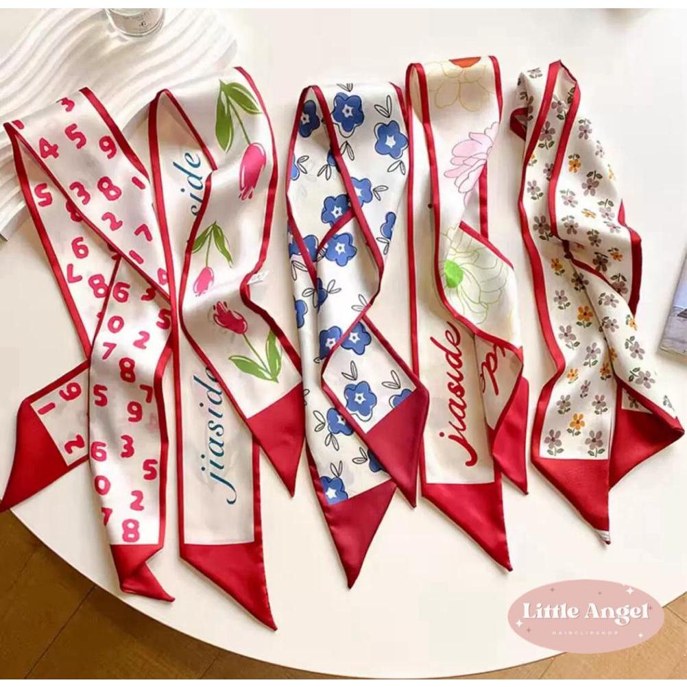 Jual Little Angel - Syal Lembut Wanita Scarf Fashion Korea Merah Tua ...