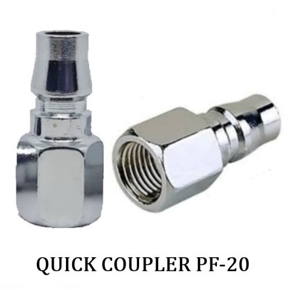 Jual IWA Quick Coupler PF20 Coupler Neple Drat 1/4 Kopler Selang Angin ...