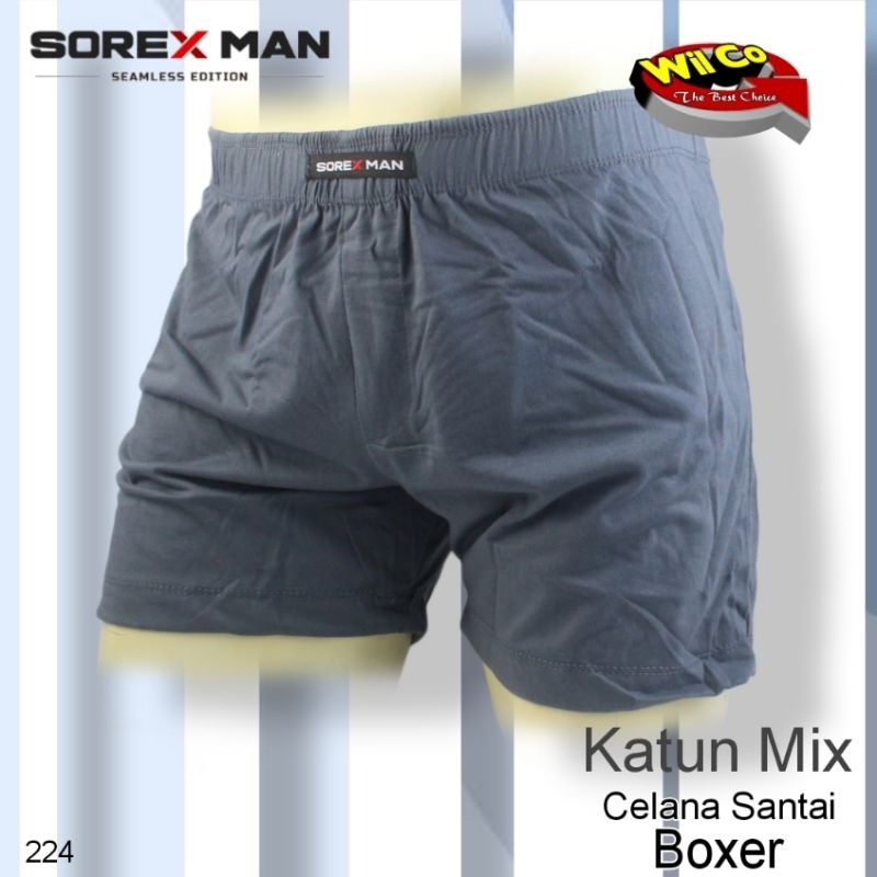Jual K224 Sorex Man Celana Pendek Boxer Pria Classic Size M - XL | Shopee Indonesia