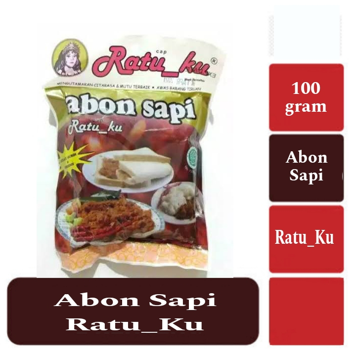 Jual Abon daging sapi Ratuku Ratu Ku100 gram | Shopee Indonesia