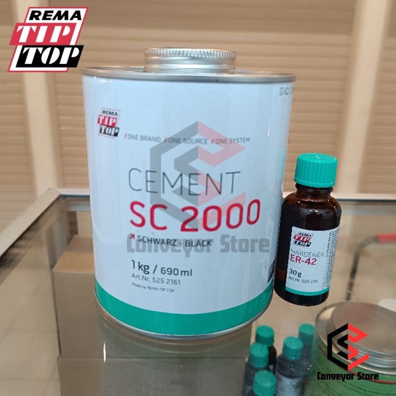 Jual Lem Conveyor Cemen SC 2000 Rema Tip Top + Hardener | Shopee Indonesia
