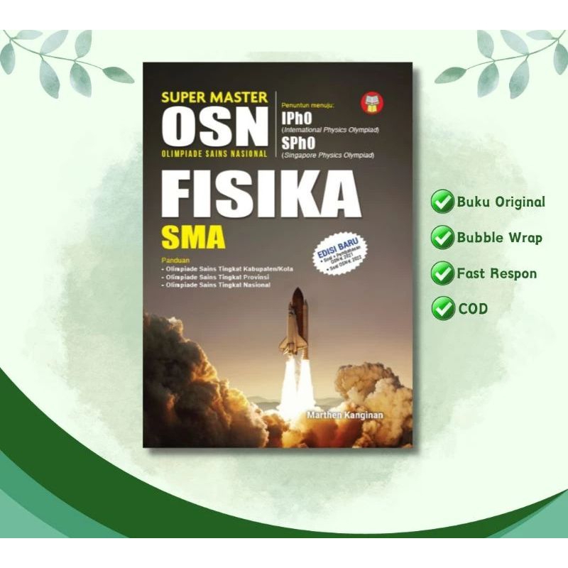 Jual Buku Super Master OSN Fisika SMA Seri Buku Olimpiade | Shopee Indonesia