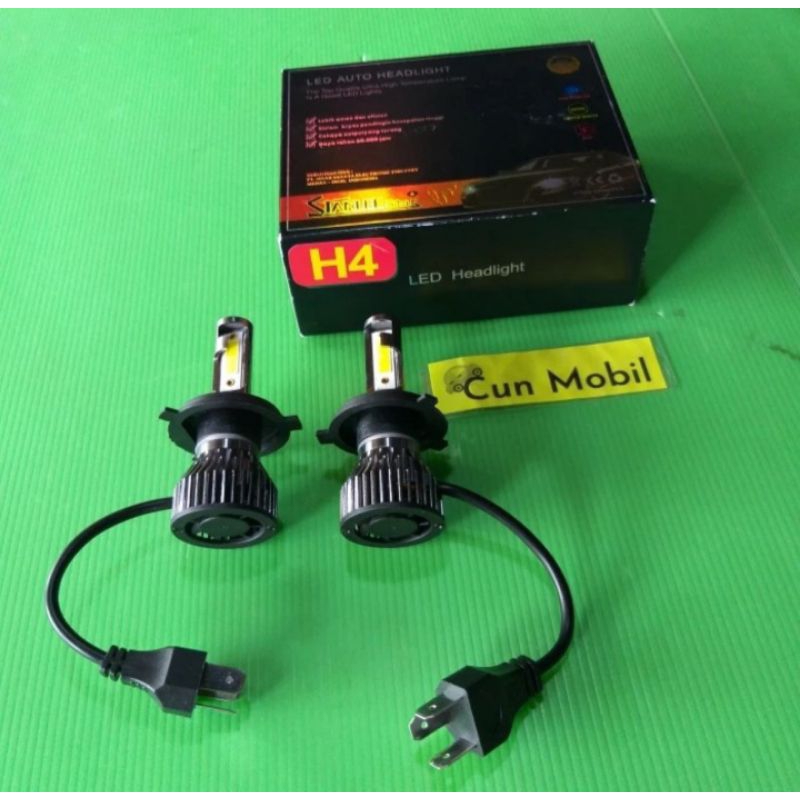 Jual Bohlam halogen LED Type H4 12V Warna PUTIH sekali pakai kipas ...