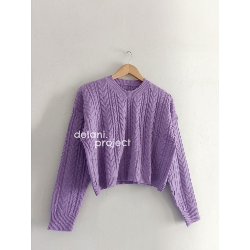 Jual Ryujin Crop Sweater Delani.project | Shopee Indonesia