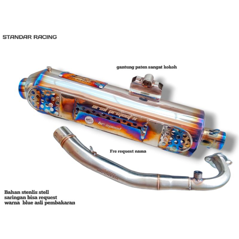 Jual knalpot standar racing ala ala luster nmax Aerox vario pcx adv ...