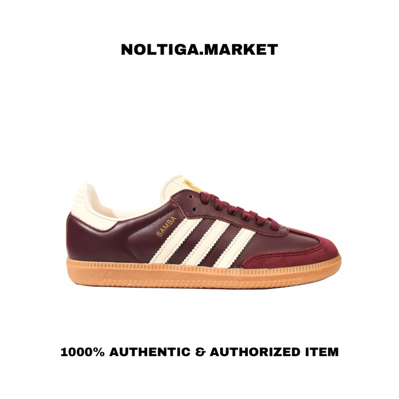 Jual Adidas Samba OG Wmns Maroon Original Resmi - ID0477 | Shopee Indonesia