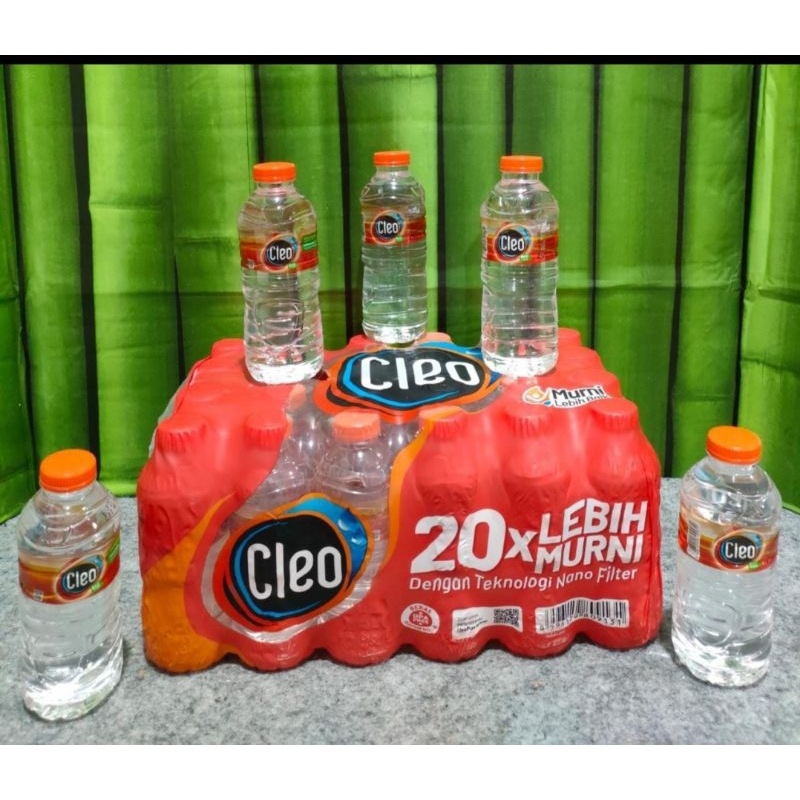 Jual Cleo Botol Mini 220ml isi 24pcs - Air Mineral | Shopee Indonesia