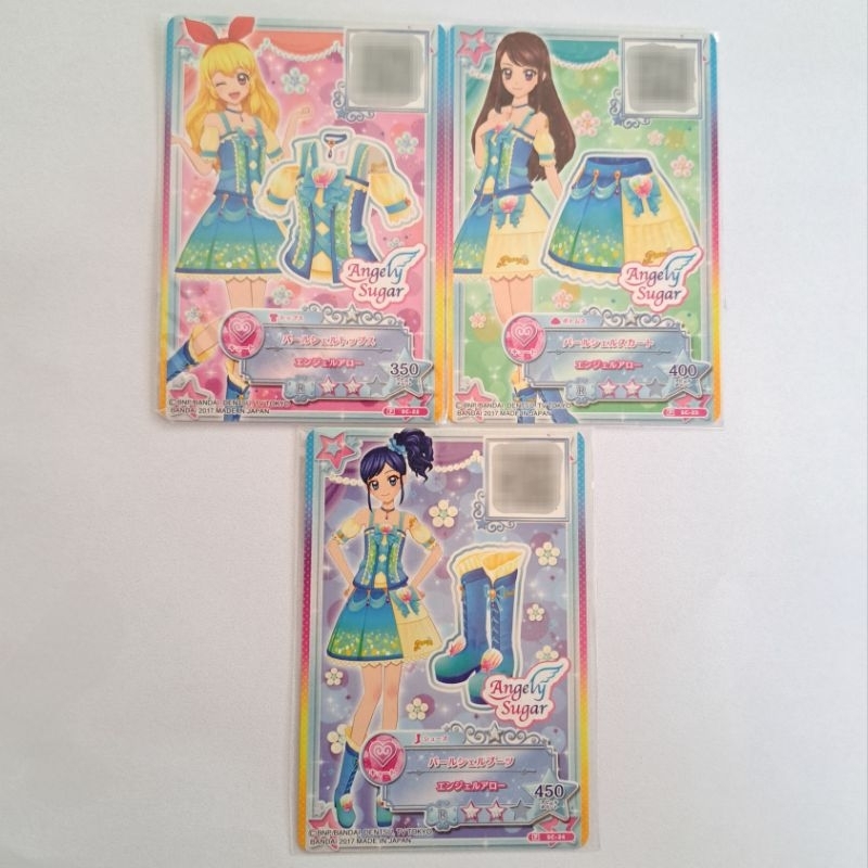 Jual kartu aikatsu on parade soleil ichigo, aoi, ran pearl shell coord | Shopee Indonesia