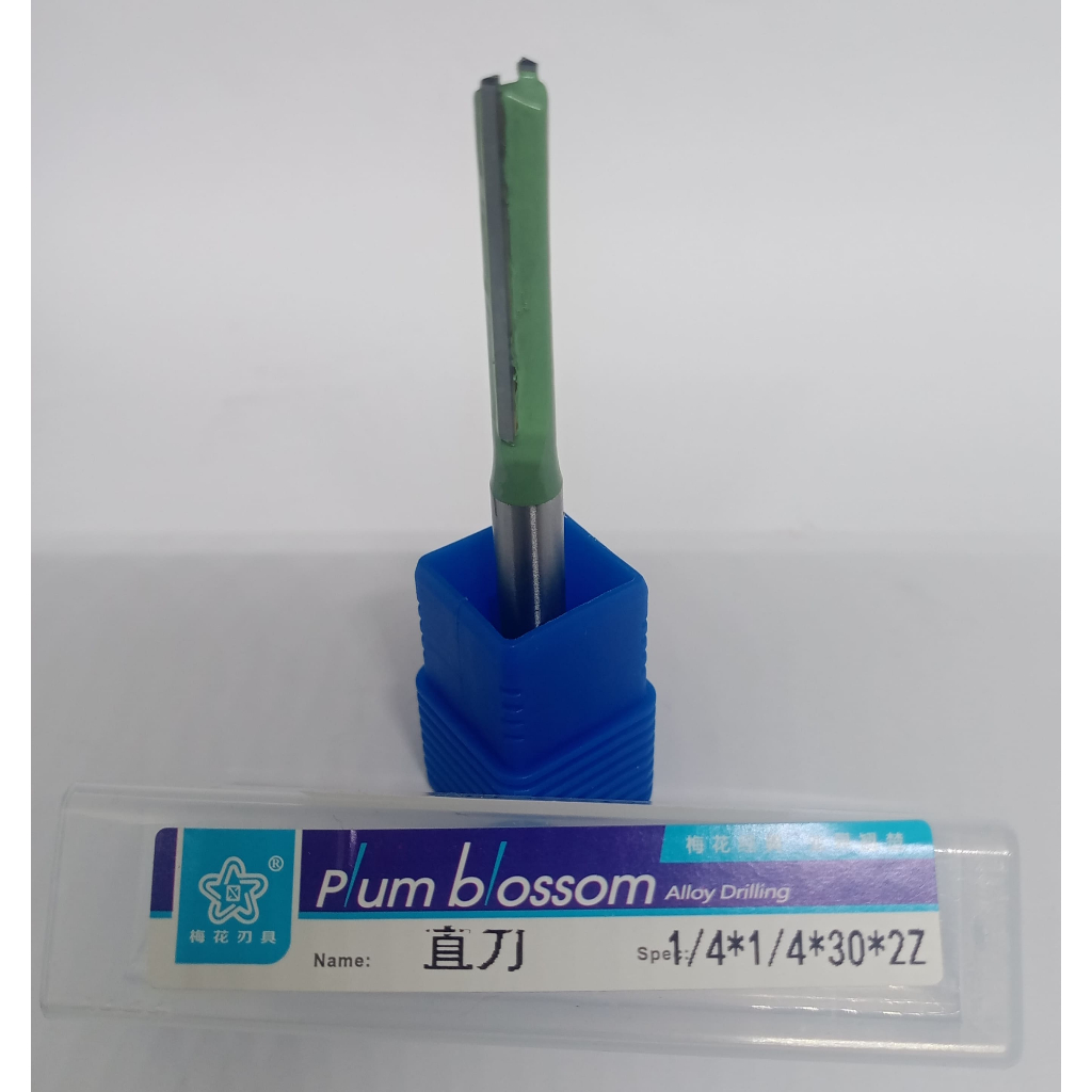 Jual Mata Router kayu straight bit mata profil lurus 1/4" | Shopee ...