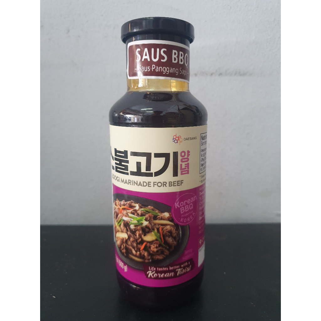 Jual O FOOD DAESANG SAUS BBQ 500 GR PANGGANG KOREA SAPI BEEF BULGOGI ...