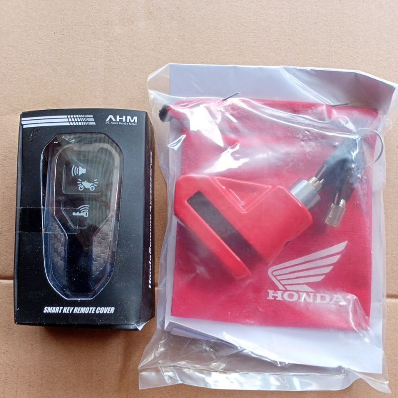 Jual promo cover remot pcx 160 Scoopy 2024 dan gembok cakram original ahm | Shopee Indonesia