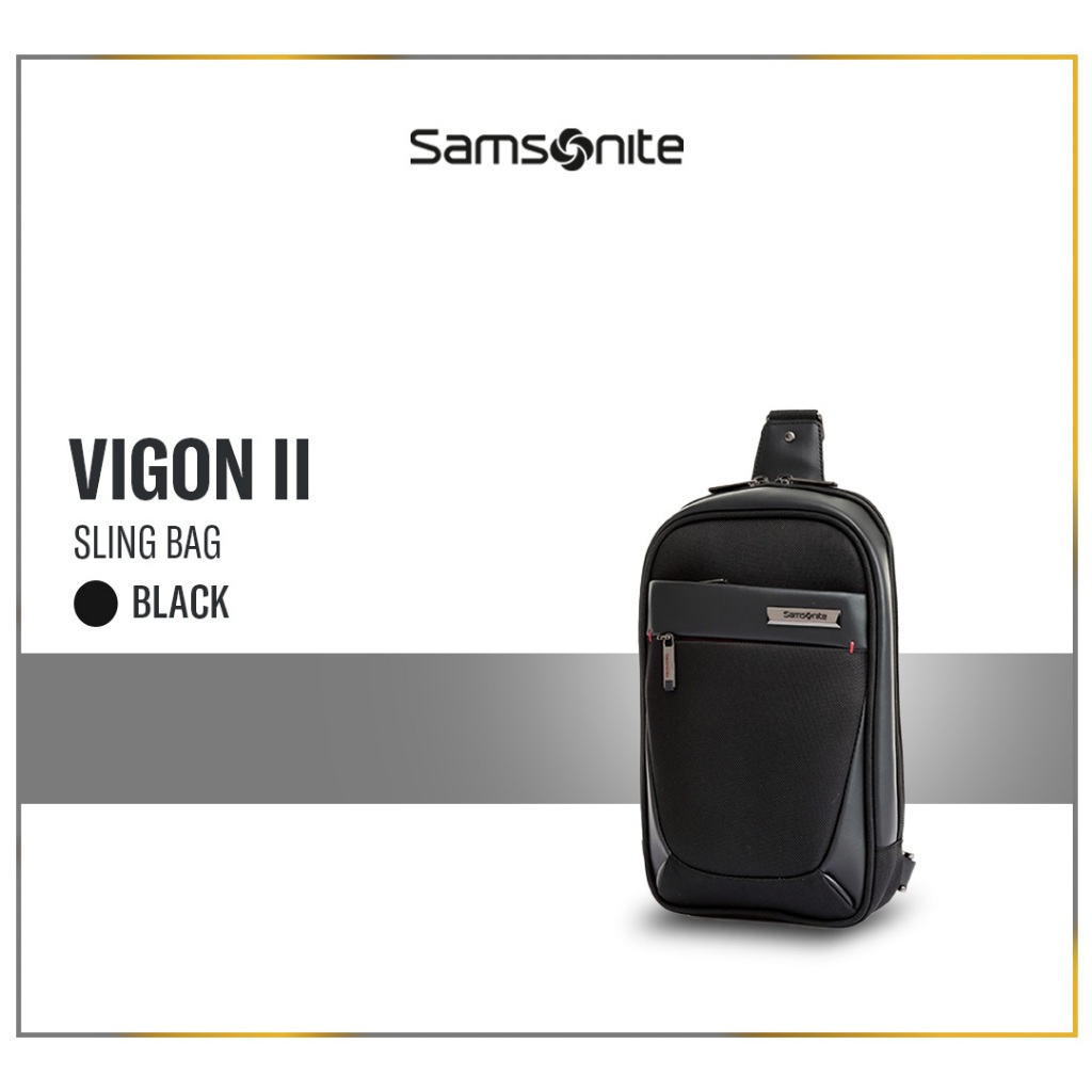 Jual Samsonite Vigon II Sling Pack - Black | Shopee Indonesia