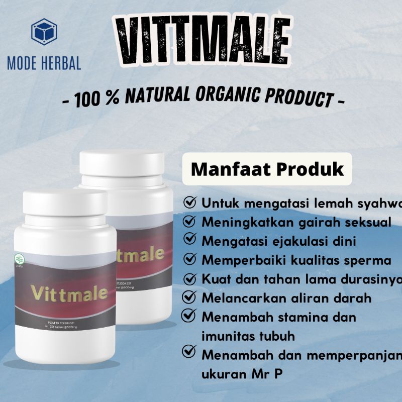 Jual VITTMALE Obat Kuat Kejantanan Pria Strongman isi 30 Kapsul - Asli Vittmale Suplemen Stamina ...