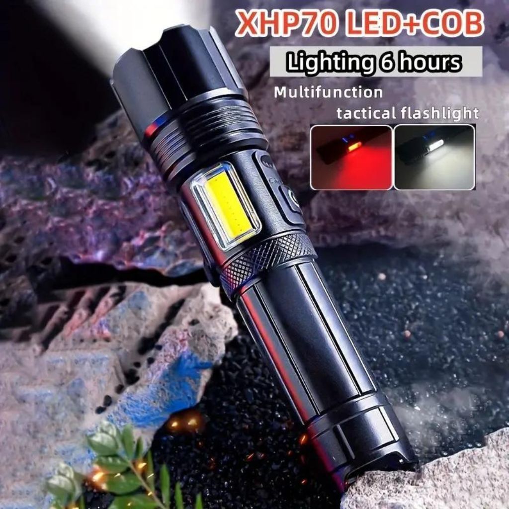 Jual Senter Led Super Terang Pencahayaan Outdoor / Senter Swat Police ...