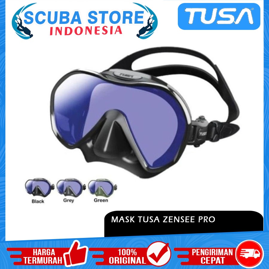 Jual M1010S Mask Diving Tusa Zensee Pro Masker Kacamata Selam UV 420 Scuba Snorkeling Freediving ...