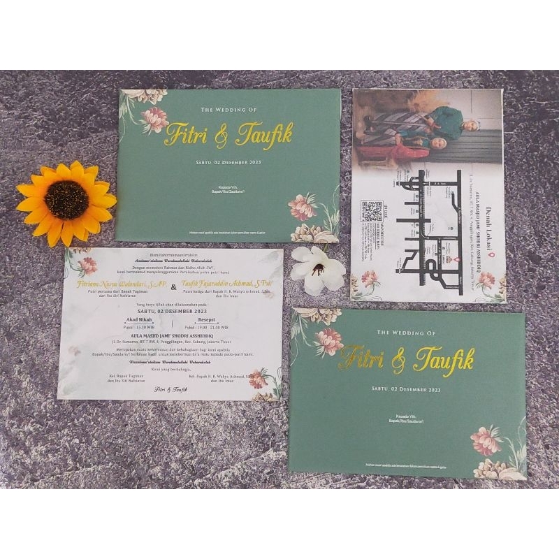 Jual Undangan Pernikahan Single Hardcover | Shopee Indonesia