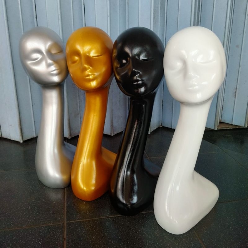 Jual display patung kepala fiber | Shopee Indonesia