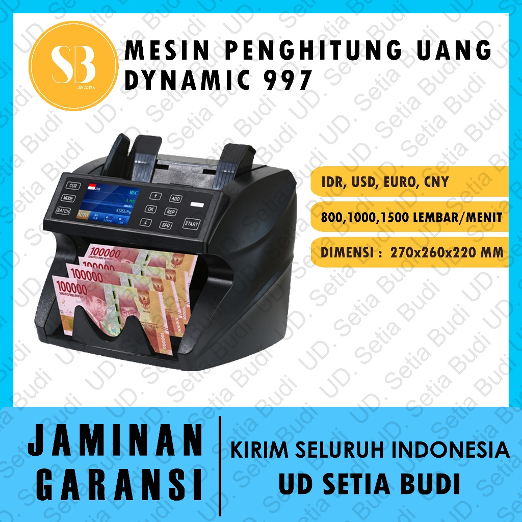 Jual Mesin Hitung Uang Prime Dynamic 997 Asli dan Bergaransi | Shopee ...
