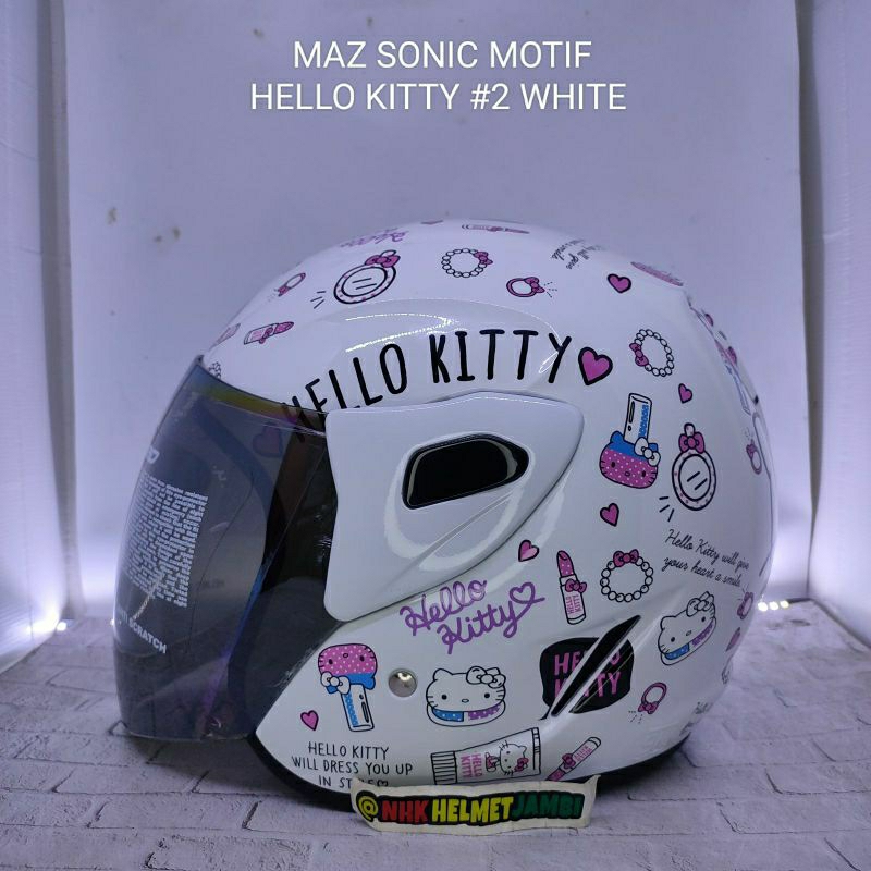 Jual Maz Sonic Hello Kitty #2 White Kaca Pelangi | Shopee Indonesia