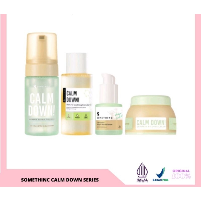Jual Somethinc Calm down series, moisturizer calm down, serum calm down ...