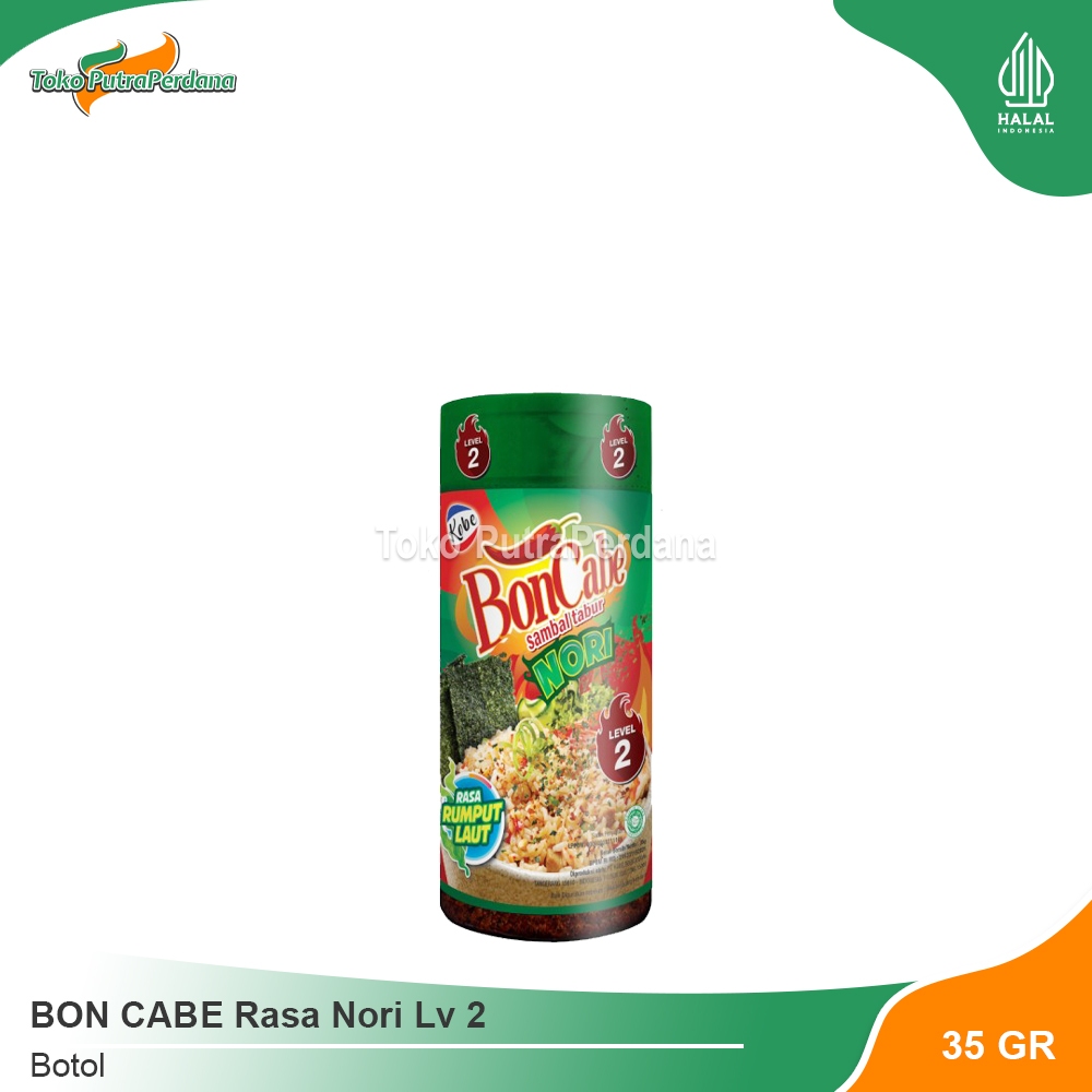 Jual BON CABE Rasa Nori Rumput Laut Lv 2 35gr (Botol) | Shopee Indonesia