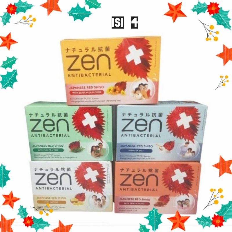 Jual sabun zen 70 gr 4 batang | Shopee Indonesia