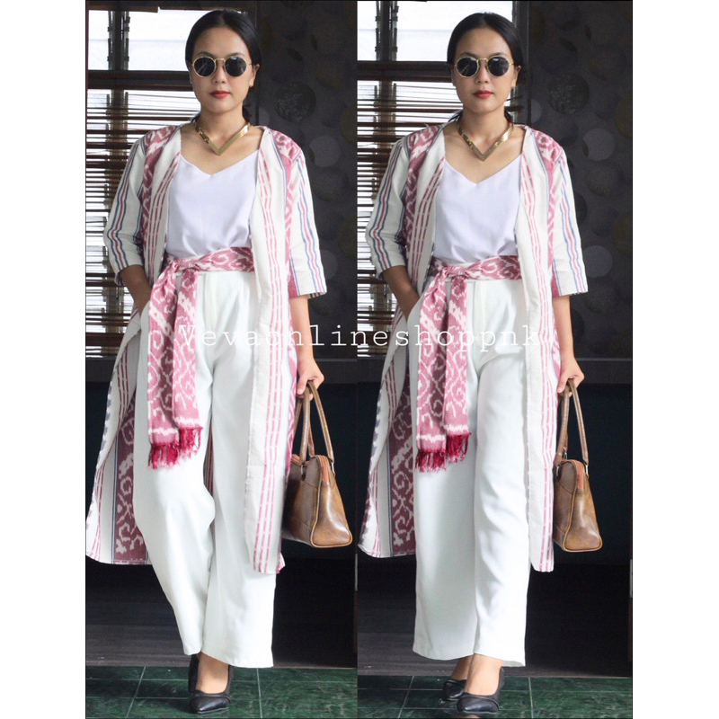 Jual OUTER (luaran) ETNIK TENUN CORAK KHAS KALIMANTAN BARAT | Shopee ...