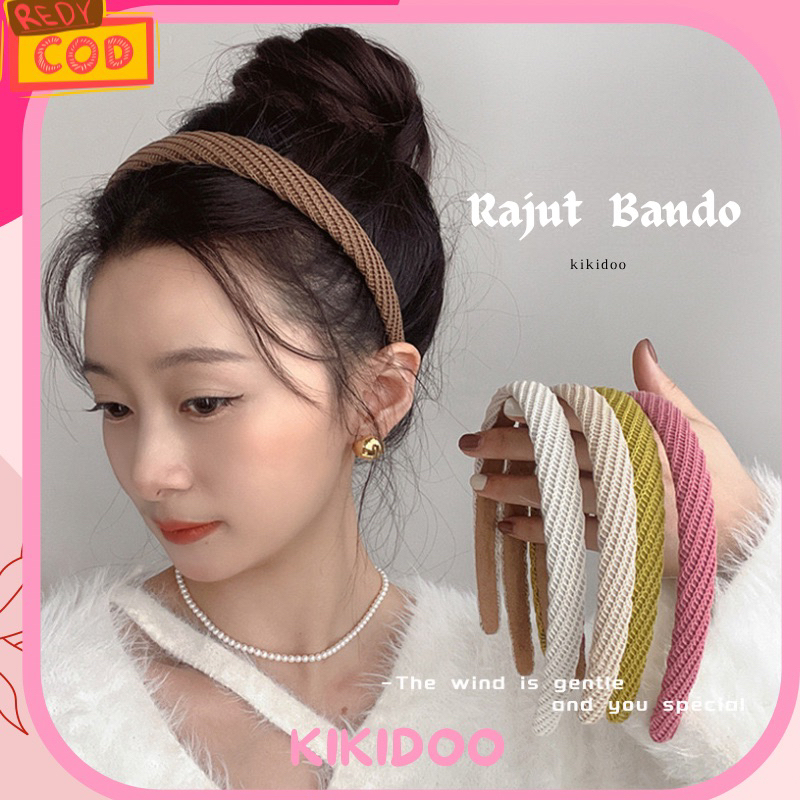 Jual Kikidoo Bando Rajut Small Korea Headband Bando Tiny Cantik JR270 ...