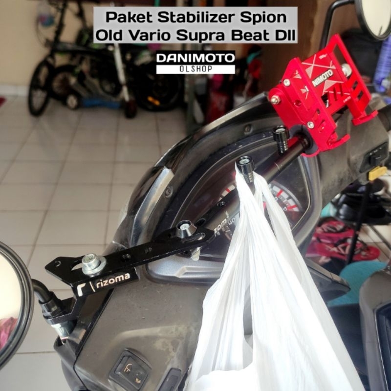 Jual Holder Bracket HP Paket Spion Motor Multifungsi PNP All Vario Beat ...