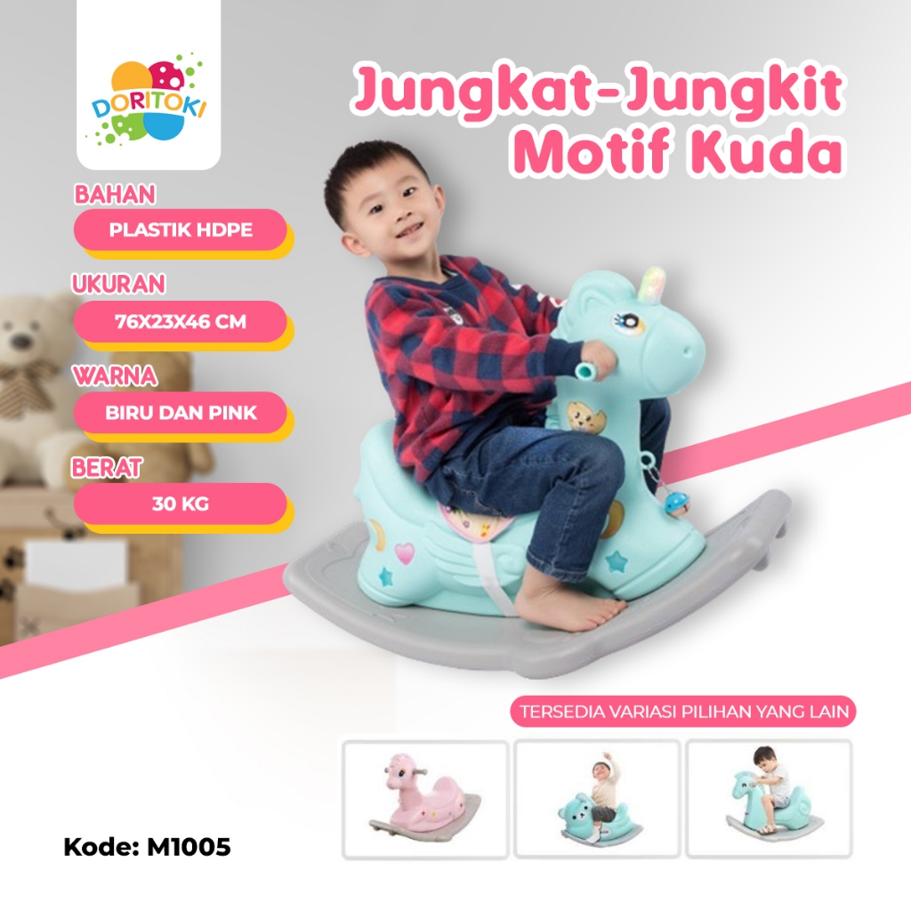 Jual Doritoki SNI Ride On 3in1 Mainan Anak Kuda Anak Kuda Kudaan ...