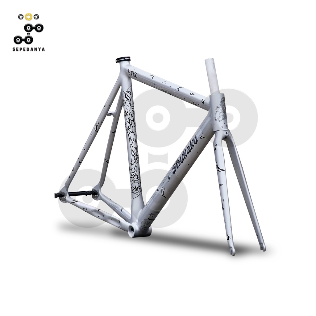 Jual Pizz Shukaku Frameset Frame Set Alloy Sepeda Fixie Fixed Gear ...